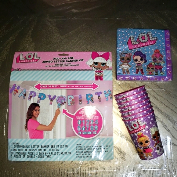 L.O.L. Surprise! | Other | Lol Surprise Birthday Bundle 3pc | Poshmark